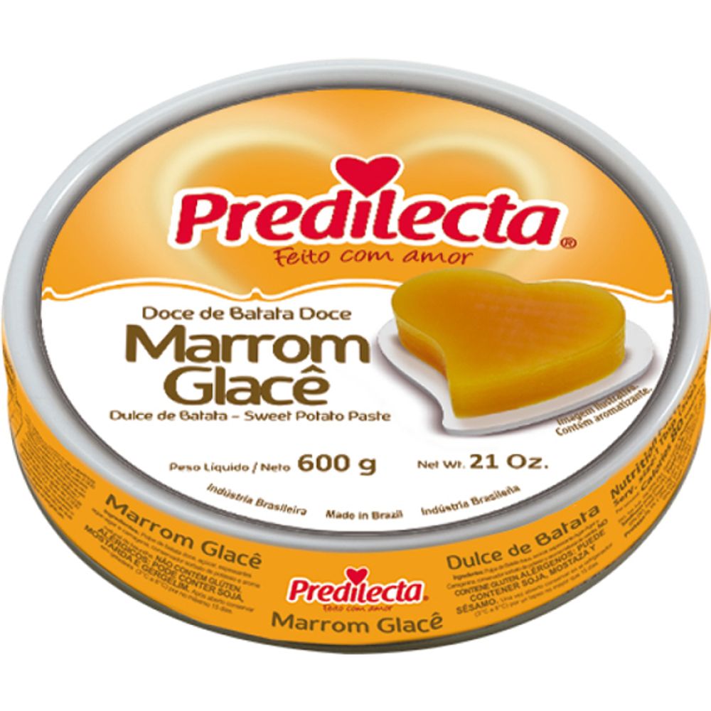 DOCE MARRON GLACE PREDILECTA LATA 600G - Atacadista Super Adega